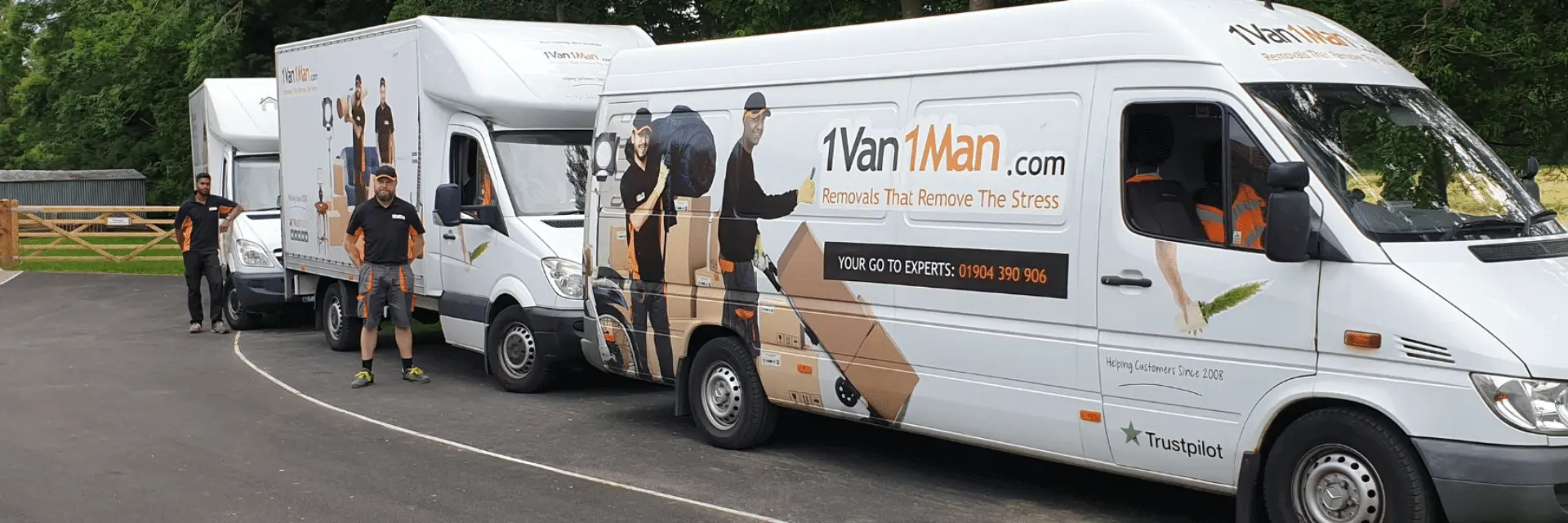 Removals and Van Sizes - Capacity Explained - 1 Van 1 Man